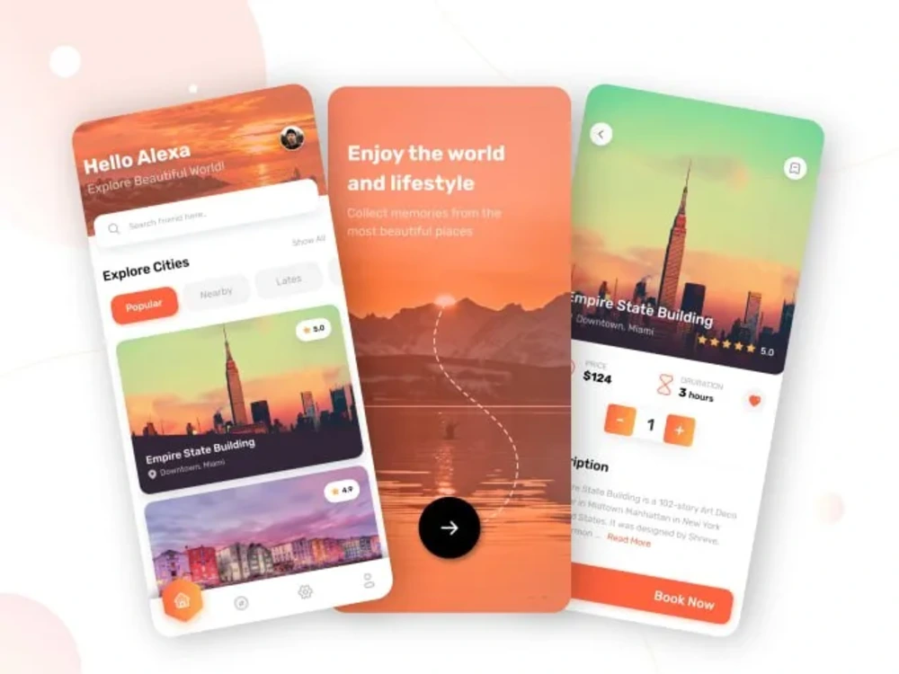 A unique and creative mobile app UI UX design. | Upwork