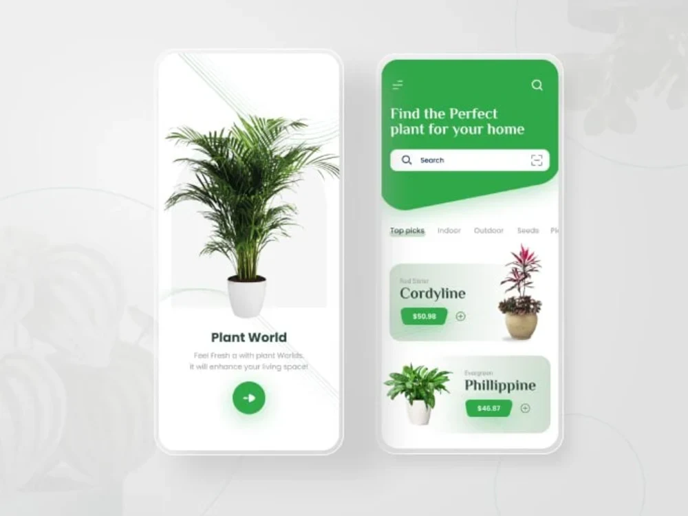 A unique and creative mobile app UI UX design. | Upwork