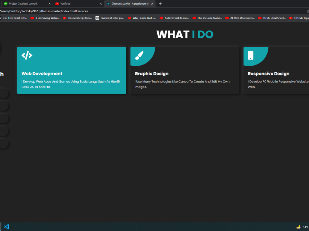 A front end web application developed in React, HTML, CSS, Bootstrap ...