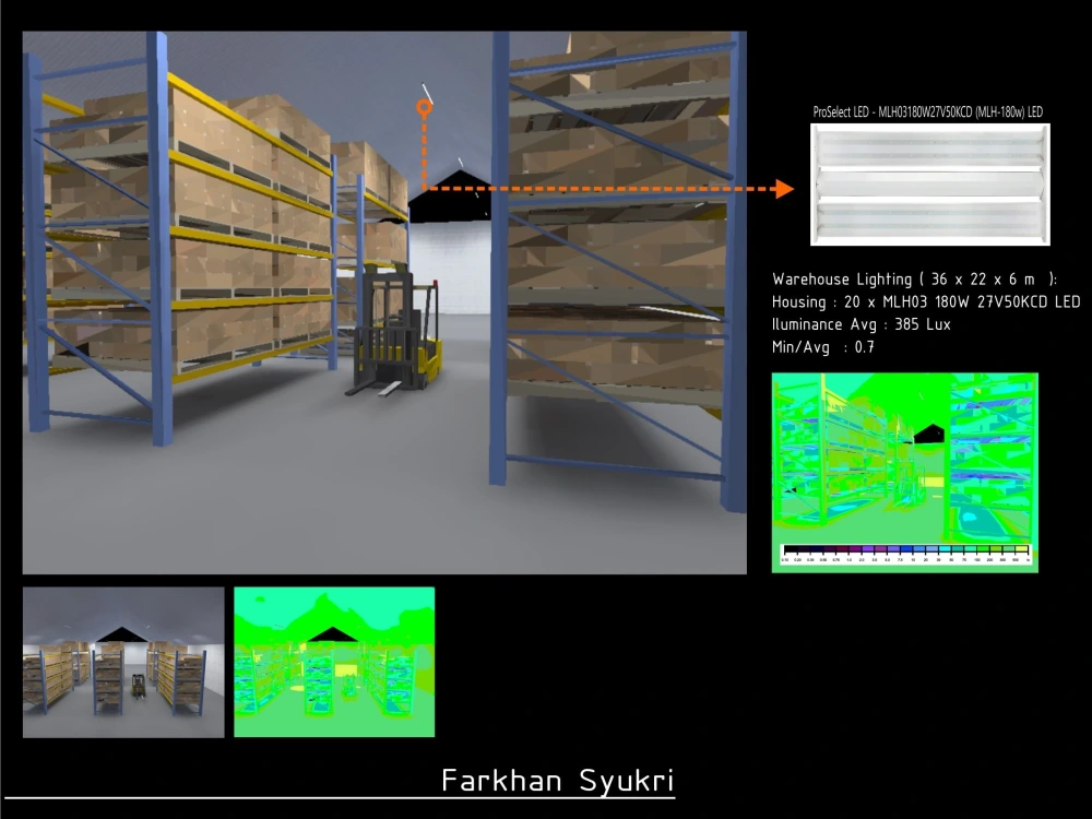 Lighting design report with Dialux Evo | Upwork