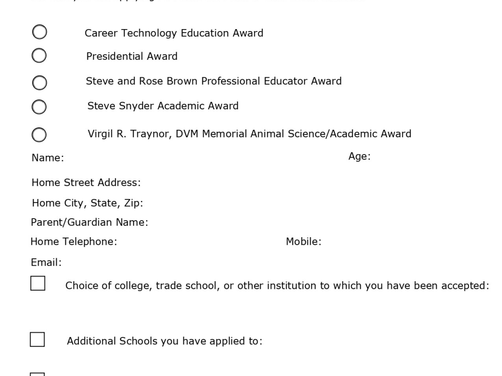 Any type of Fillable/Editable Form, PDF/Google, printable & online ...