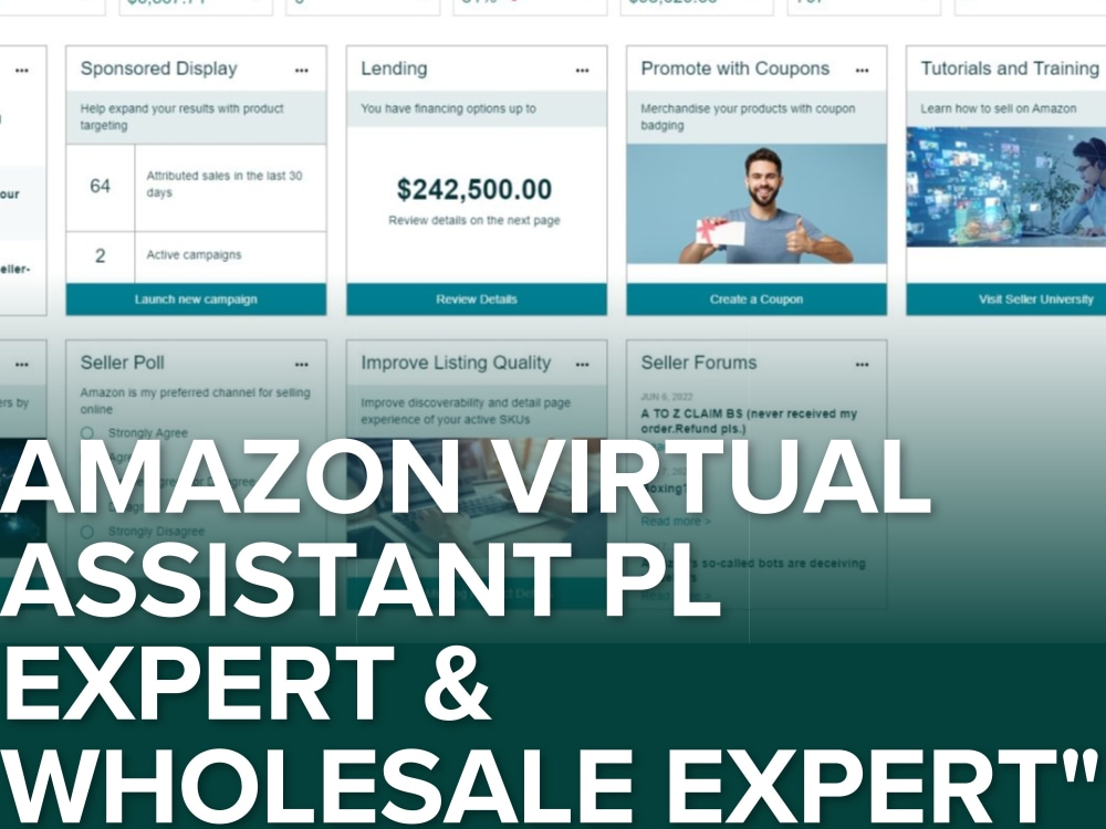 Amazon virtual assistant PL Expert & Wholesale Expert | Upwork
