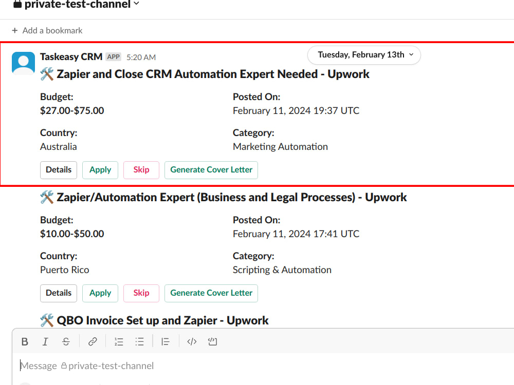 Your Own Interactive Slack App With Buttons And Forms Upwork 1017