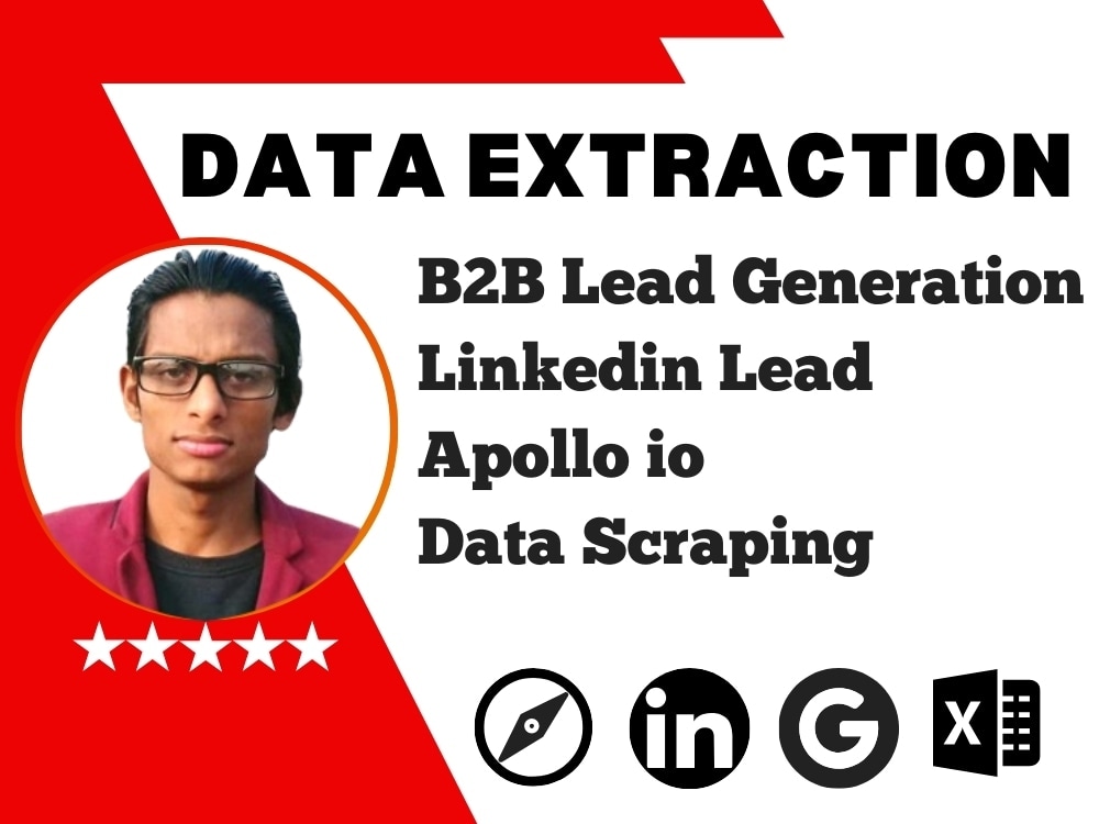 Unlimitad data extraction web scraping and linkedin lead generation | Upwork