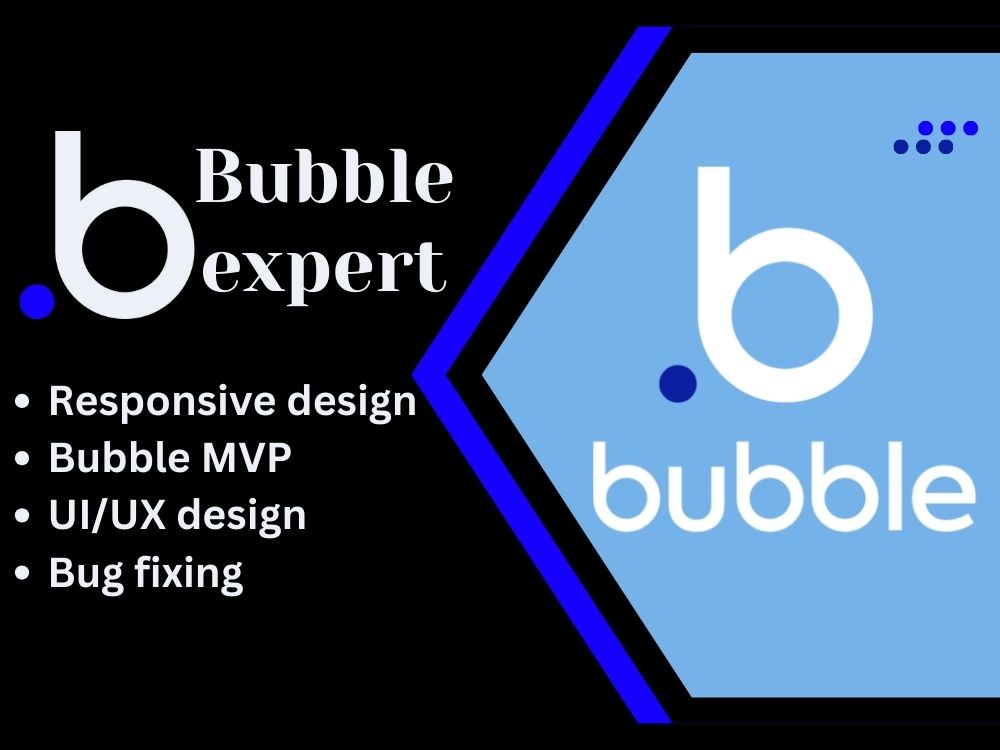 A bubble mvp bubble.io saas bubble web app | Upwork