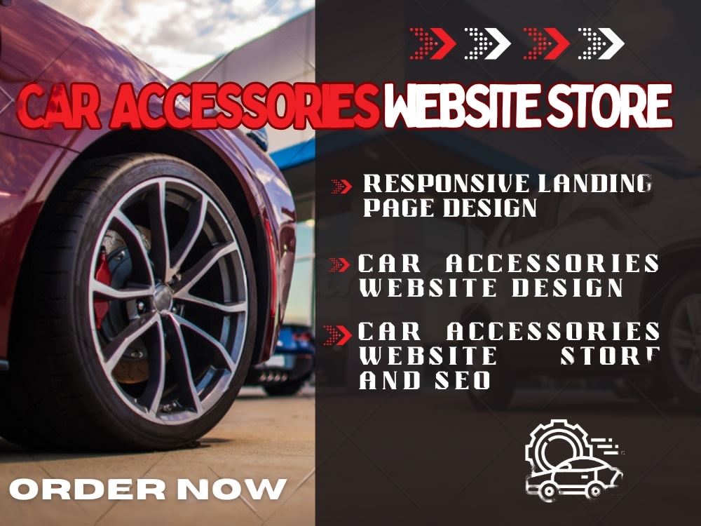 Exclusive and responsive car accessories website design | Upwork