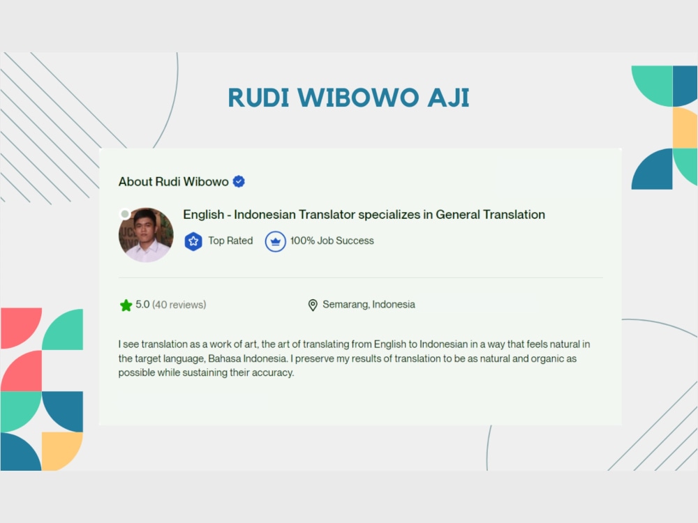 A native professional English to Indonesian subtitle translation | Upwork
