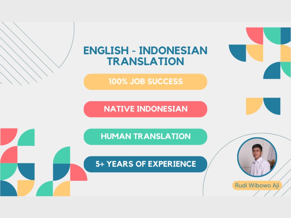 A native professional English to Indonesian academic translation | Upwork