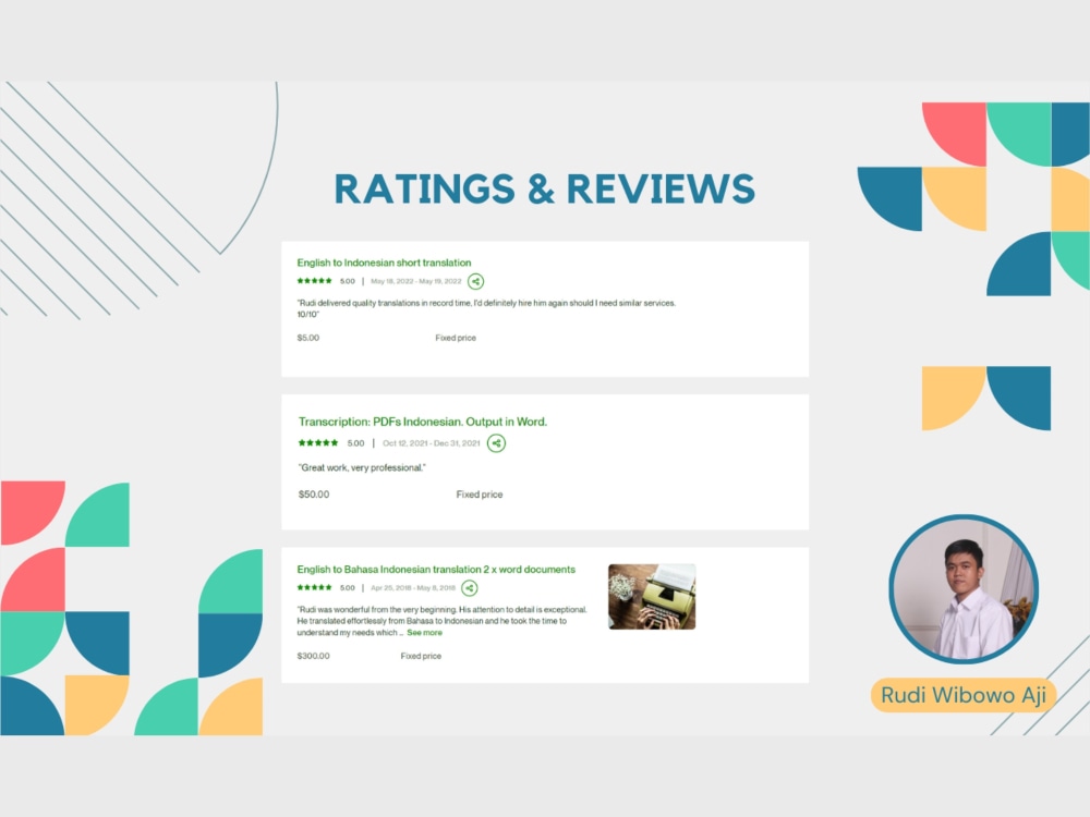 A native professional English to Indonesian document translation | Upwork