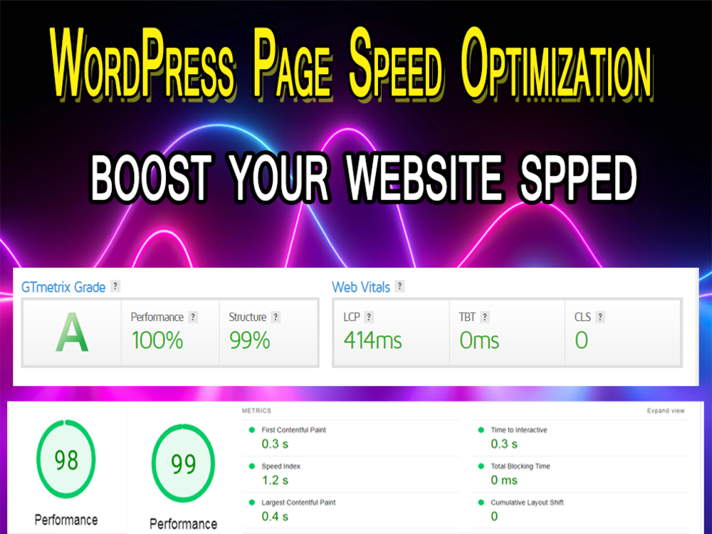 WordPress Page Speed Optimization | Upwork