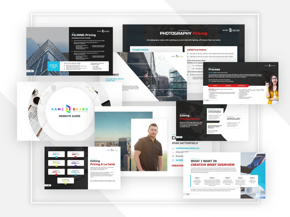 Startup pitch deck design & presentation design | Upwork