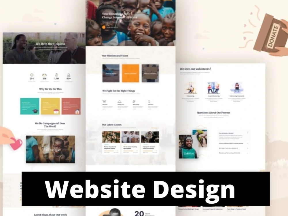 A responsive business WordPress website design | Upwork