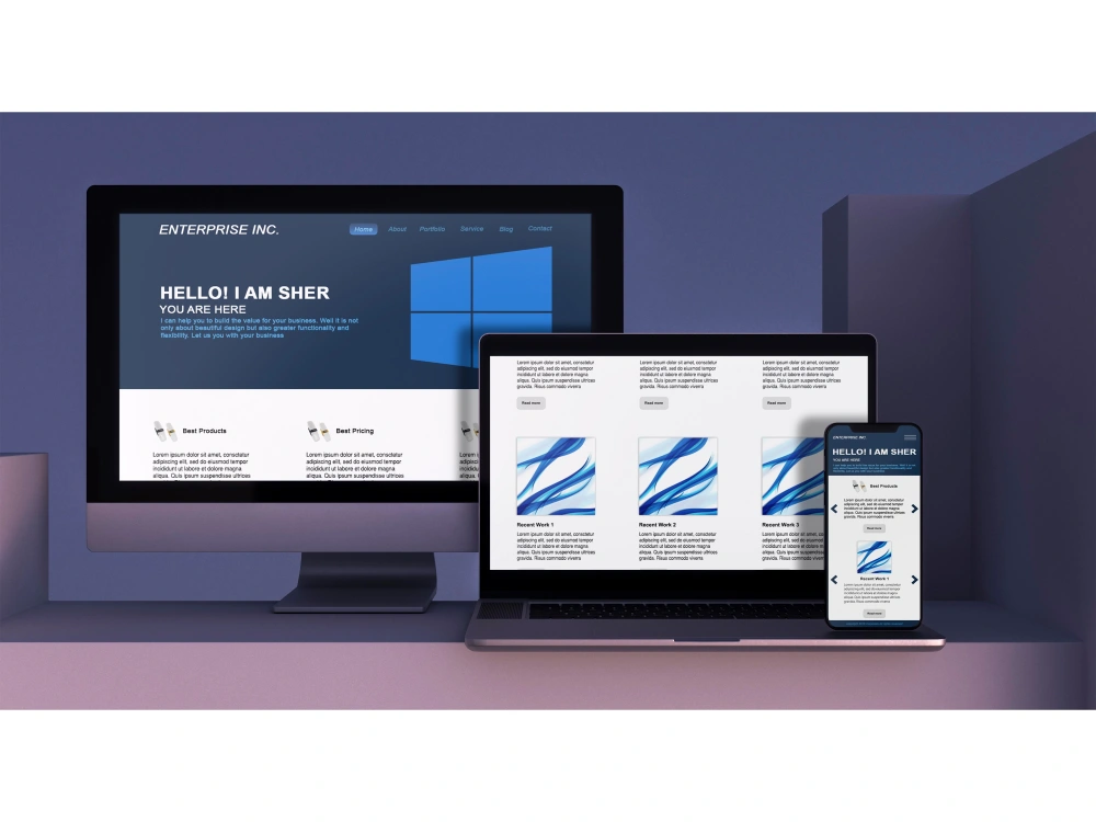 A professional web design of your requirement | Upwork