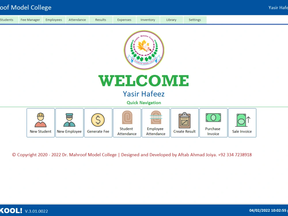 An amazing Database for your Institute | Upwork