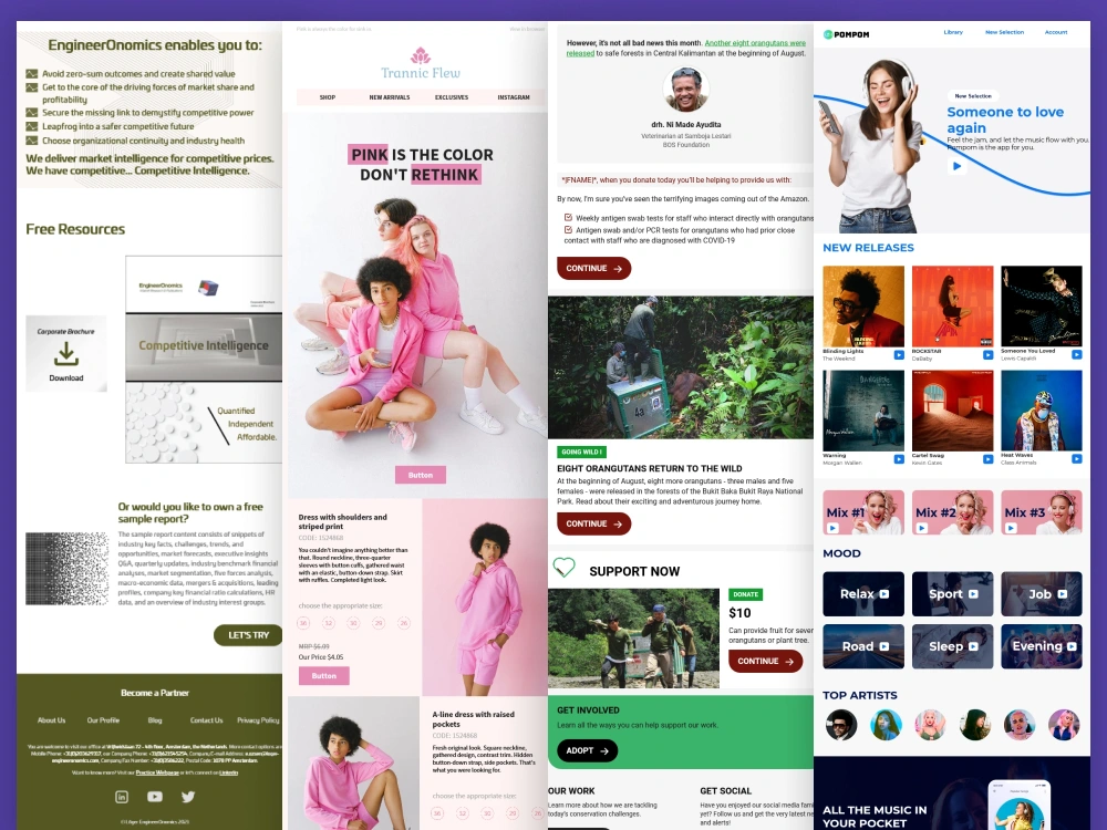 An editable Marketo drag & drop responsive email newsletter template ...