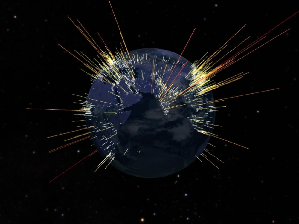 A 3D map from real geographical data. | Upwork