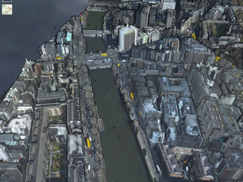A 3D map from real geographical data. | Upwork