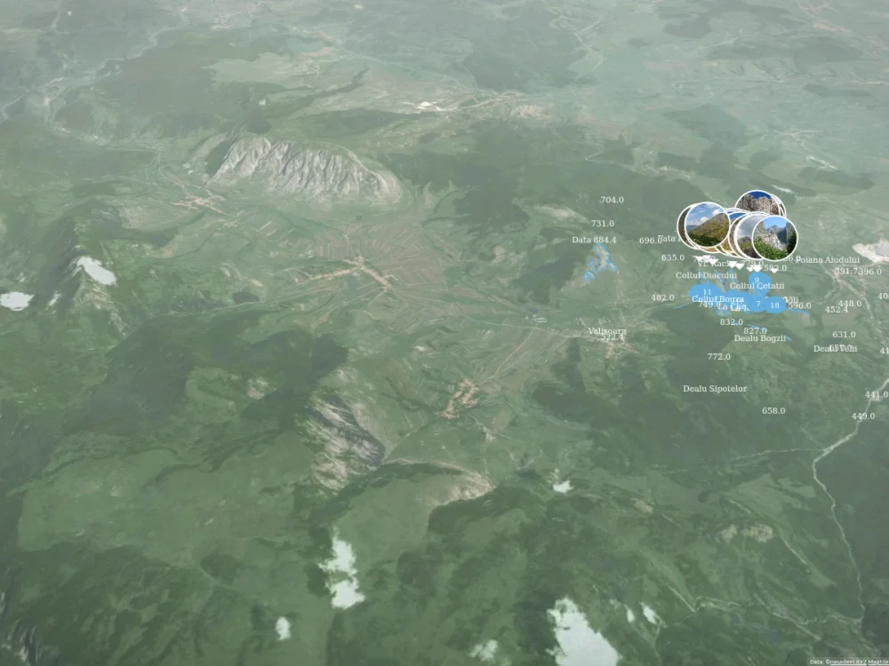 A 3D map from real geographical data. | Upwork