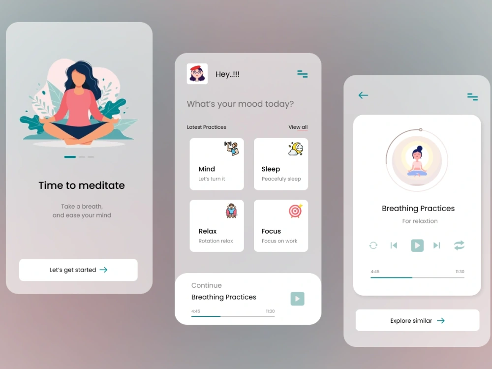 Android and IOS mobile app UI | Upwork