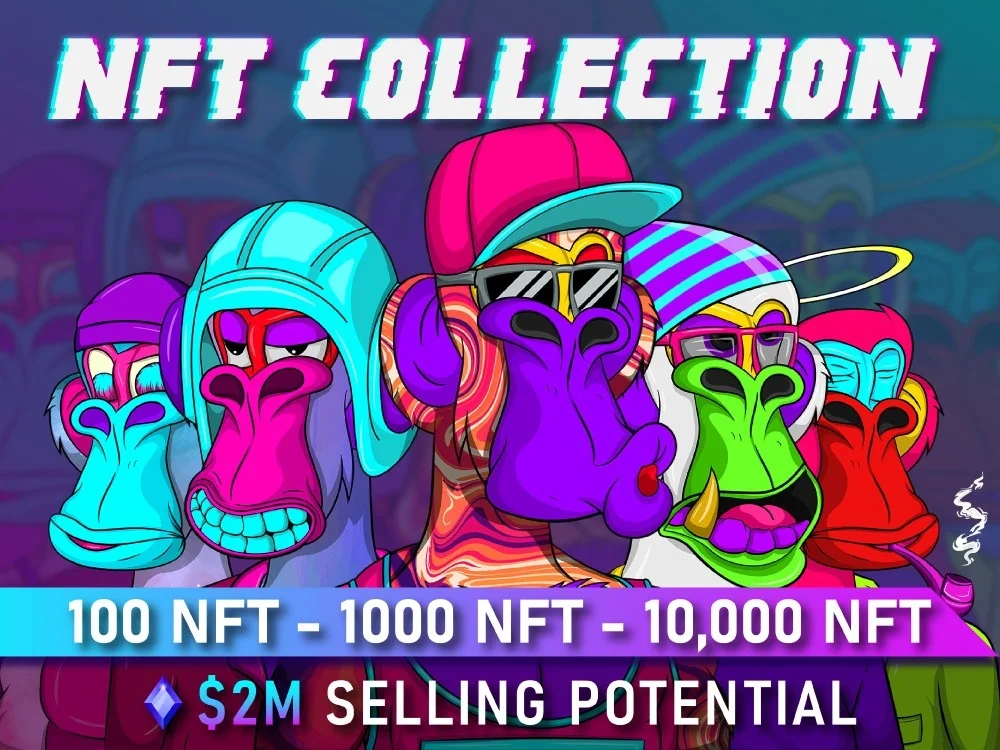 Creative nft art collection for opensea 1k 10k 100k | Upwork