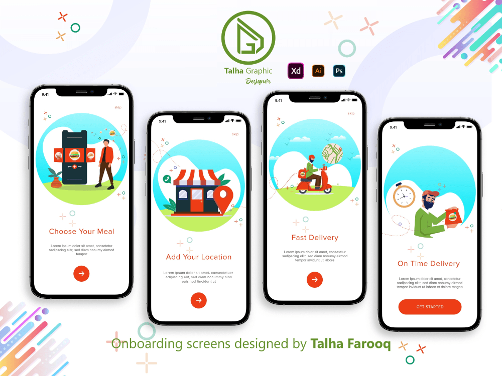 Onboarding and splash screens for your mobile app | Upwork