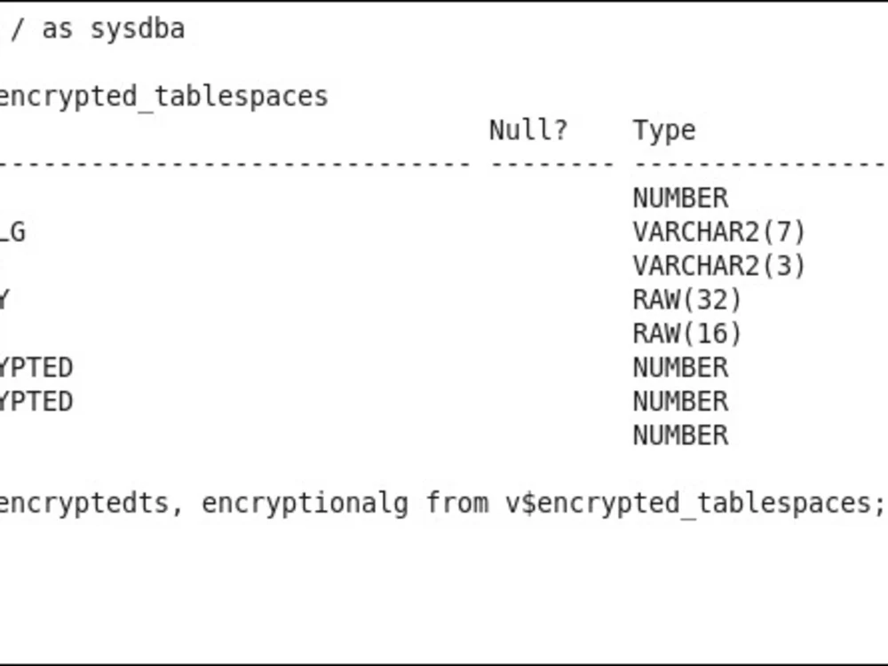 Your Oracle Database Encrypted | Upwork