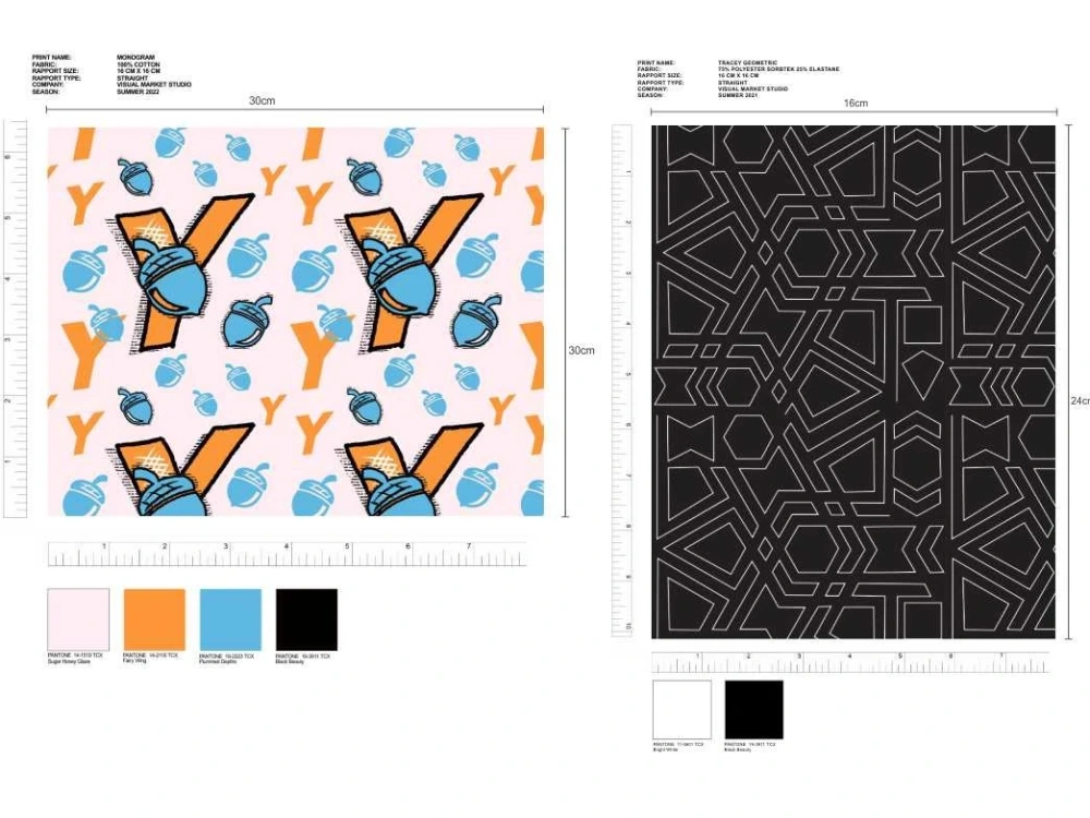 A Pantone color matched digital file for textile printing | Upwork