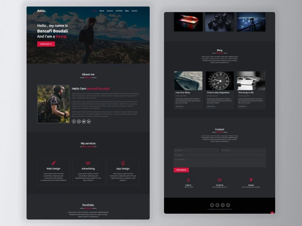 PSD - XD - Figma To HTML/CSS/Js/Bootstrap Template | Upwork