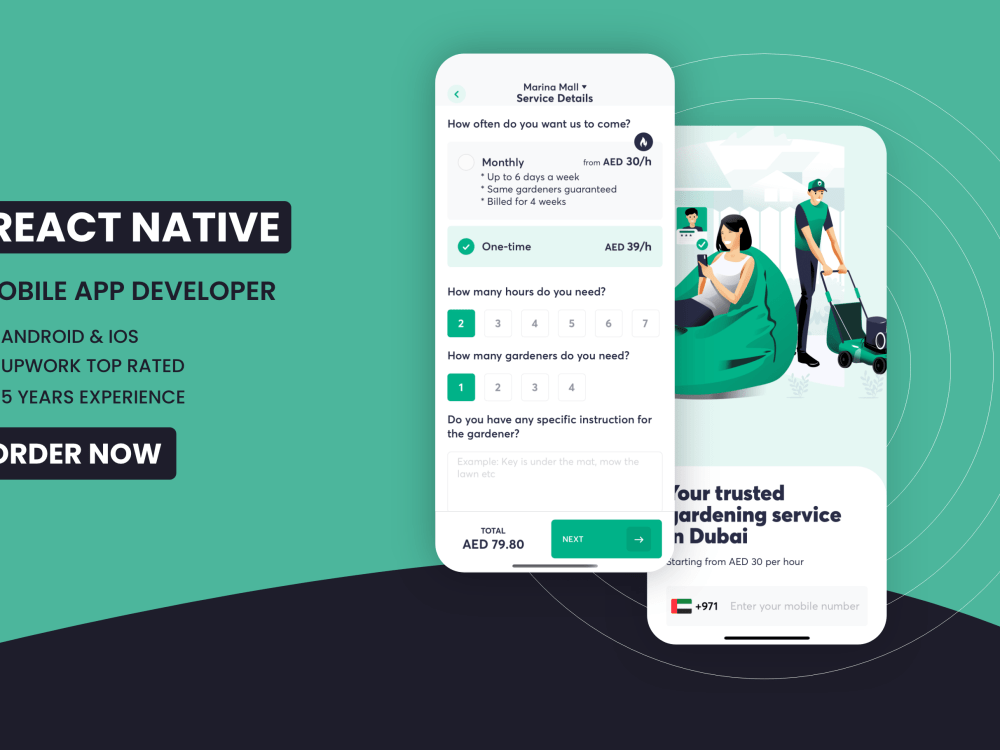 Mobile app development using react native | Upwork
