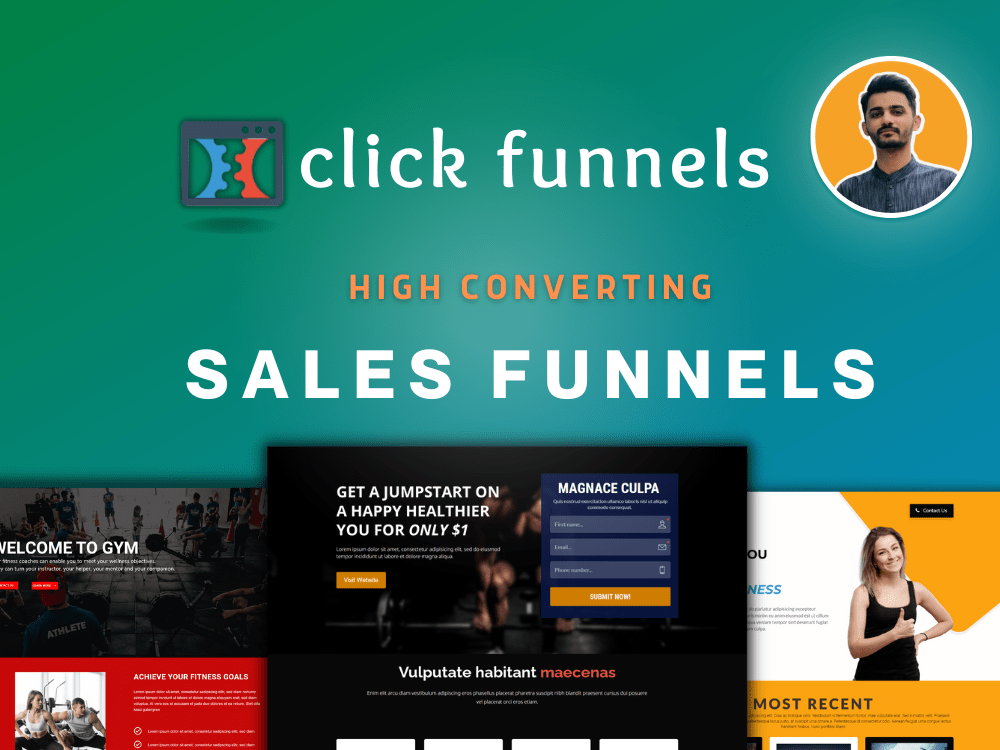 Clickfunnels Design | Clickfunnels Landing Page | Clickfunnel Builder ...