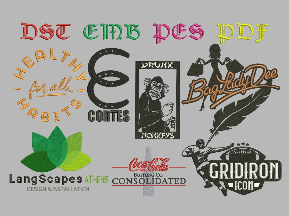 3d puff embroidery logo digitizing design dst pes emb | Upwork