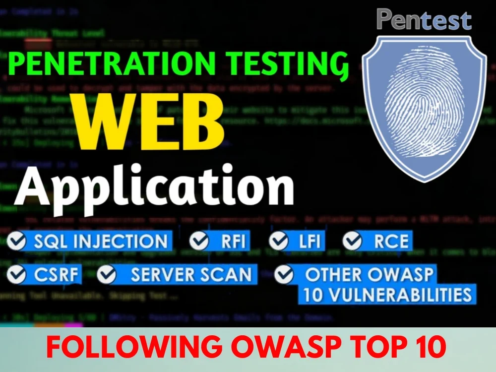 Professional Web Application Penetration Testing Following Owasp Top 10