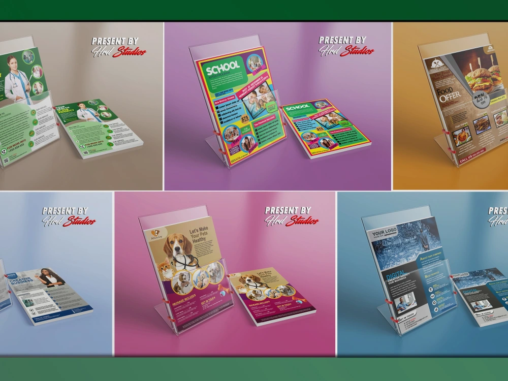 An eye-catching professional single or double sides flyer design | Upwork