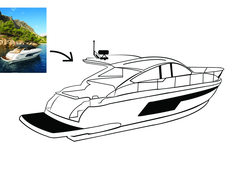 An outline line art,Blackline Drawing,Vector Illustration from your ...