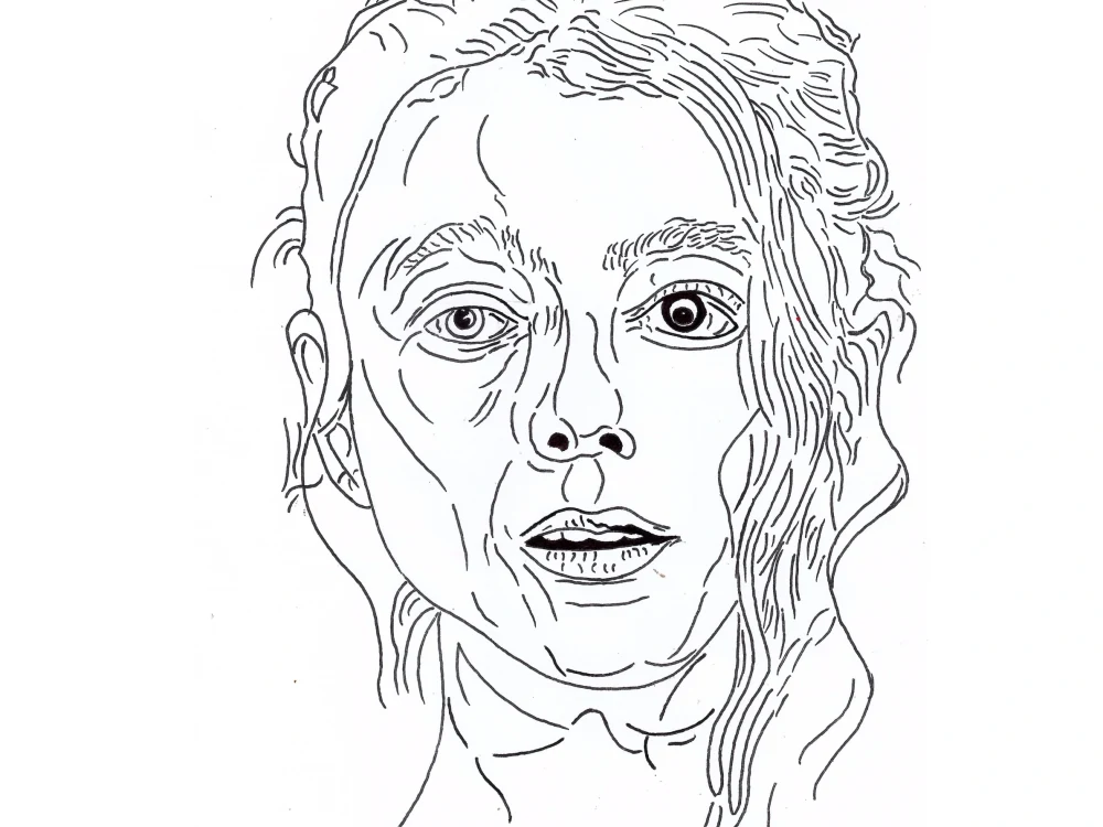 A detailed line art drawing | Upwork