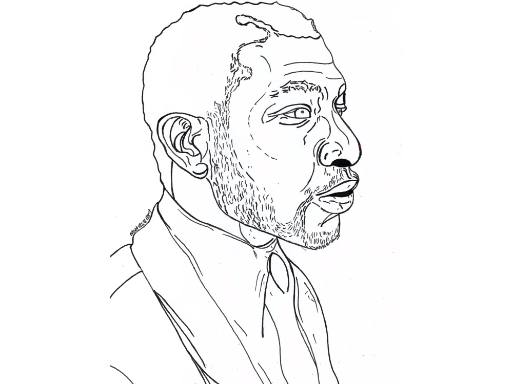 A detailed line art drawing | Upwork