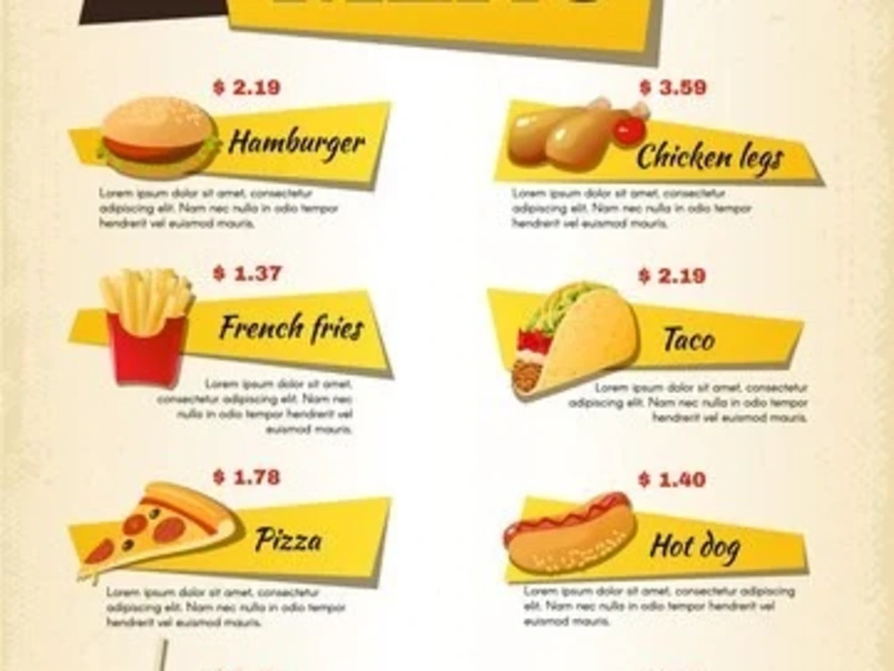 Visually appealing Design of Restaurants, cafés, bars Menu | Upwork