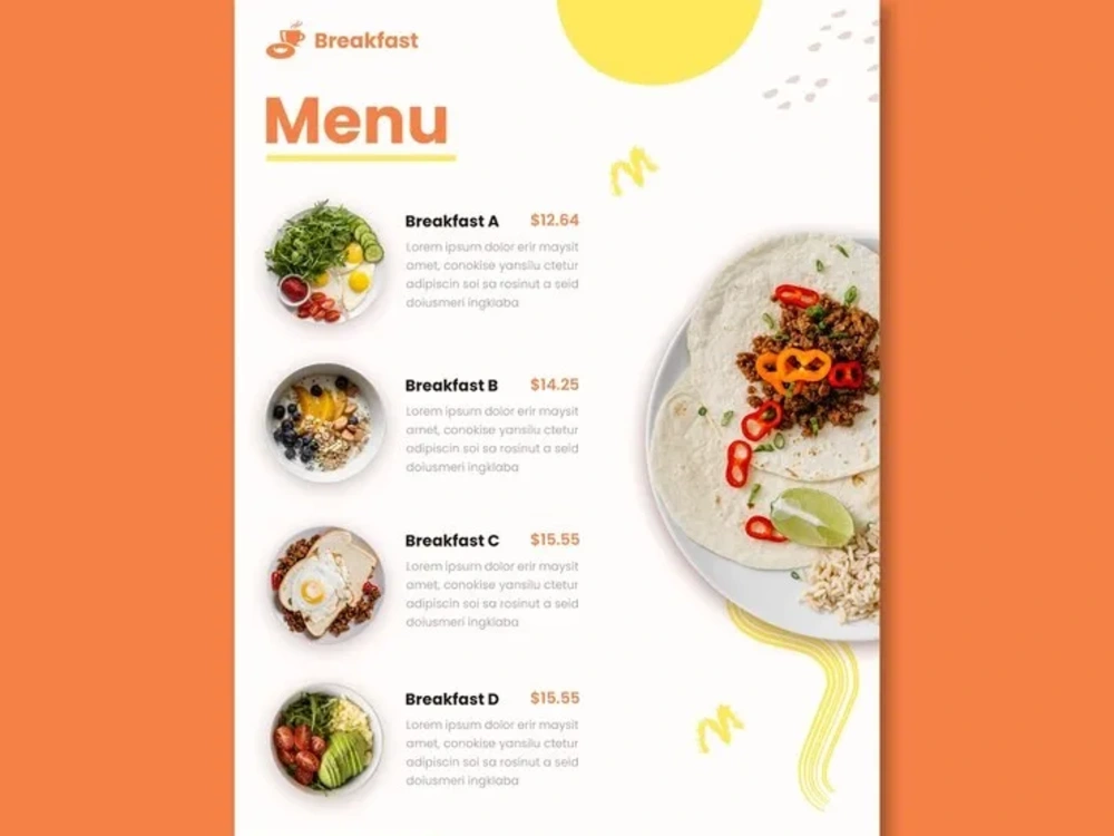 Visually appealing Design of Restaurants, cafés, bars Menu | Upwork