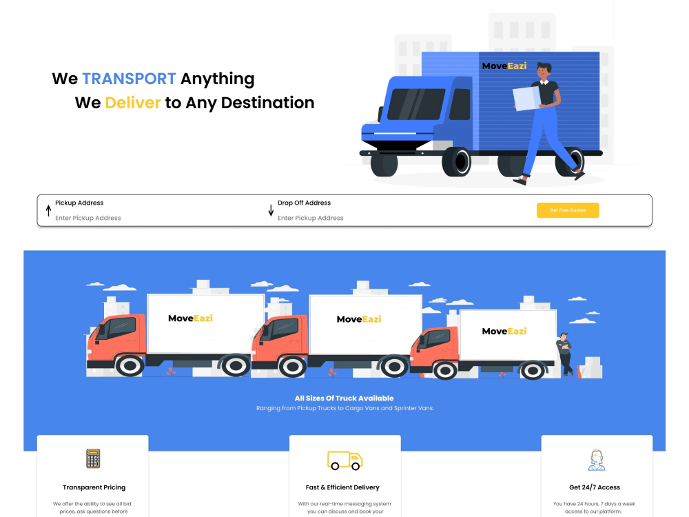 A user friendly user experience website/mobile app UI/UX design. | Upwork