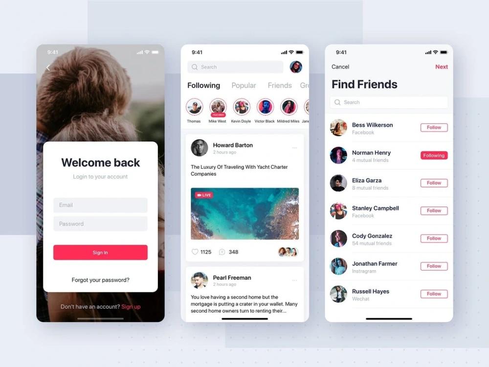 An amazing UI/UX Mobile App Design | Upwork