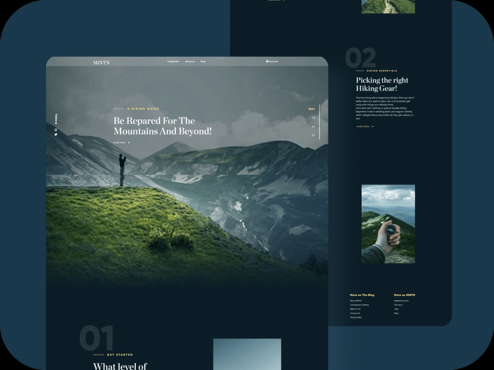 A Responsive and Pixel-perfect Website in HTML/CSS/JS (w/ clean ...
