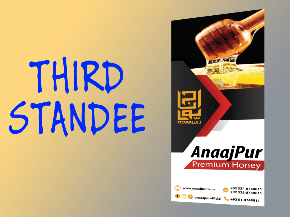 A modern and creative standee/poster Design | Upwork