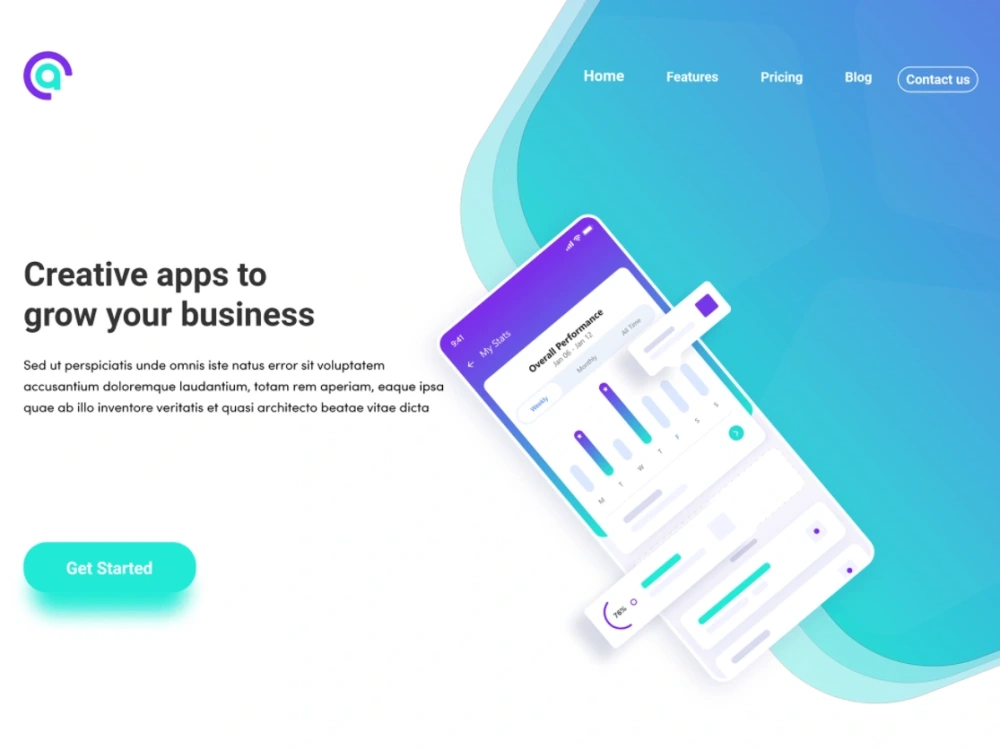 Amazing Website Landing Page UI design in XD or Figma | Upwork