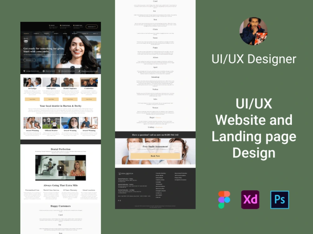 An amazing UI UX website and landing page design | Upwork