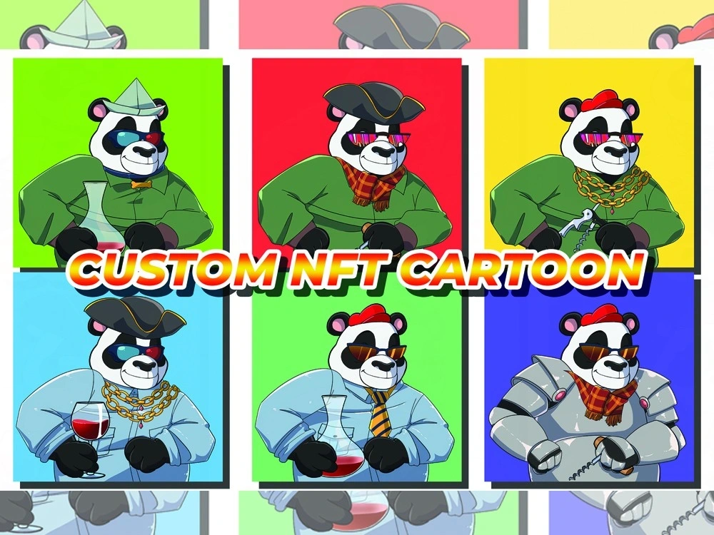 Custom mascot, cartoon, avatar illustration for nifty | Upwork
