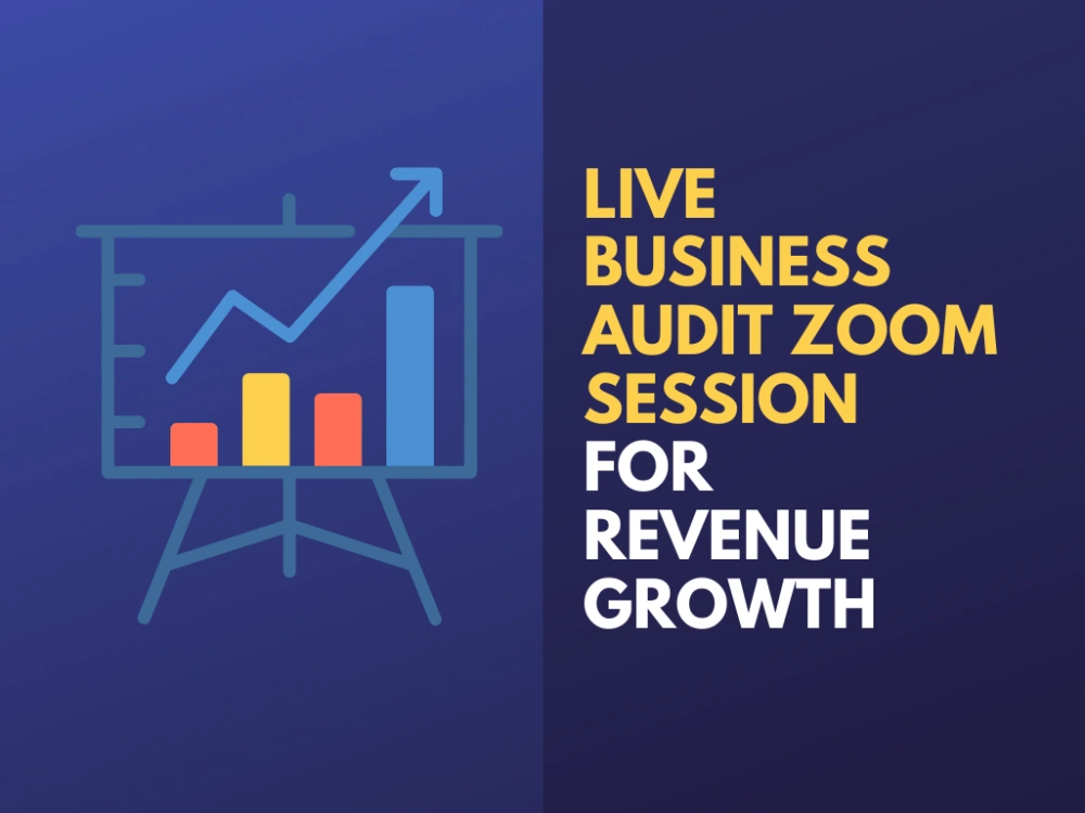 A Business Audit Session Live over Zoom to 2X Revenue | Upwork
