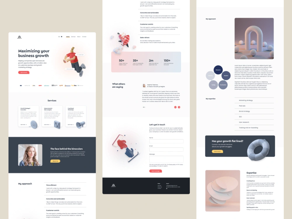 Modern and clean website designs | Upwork