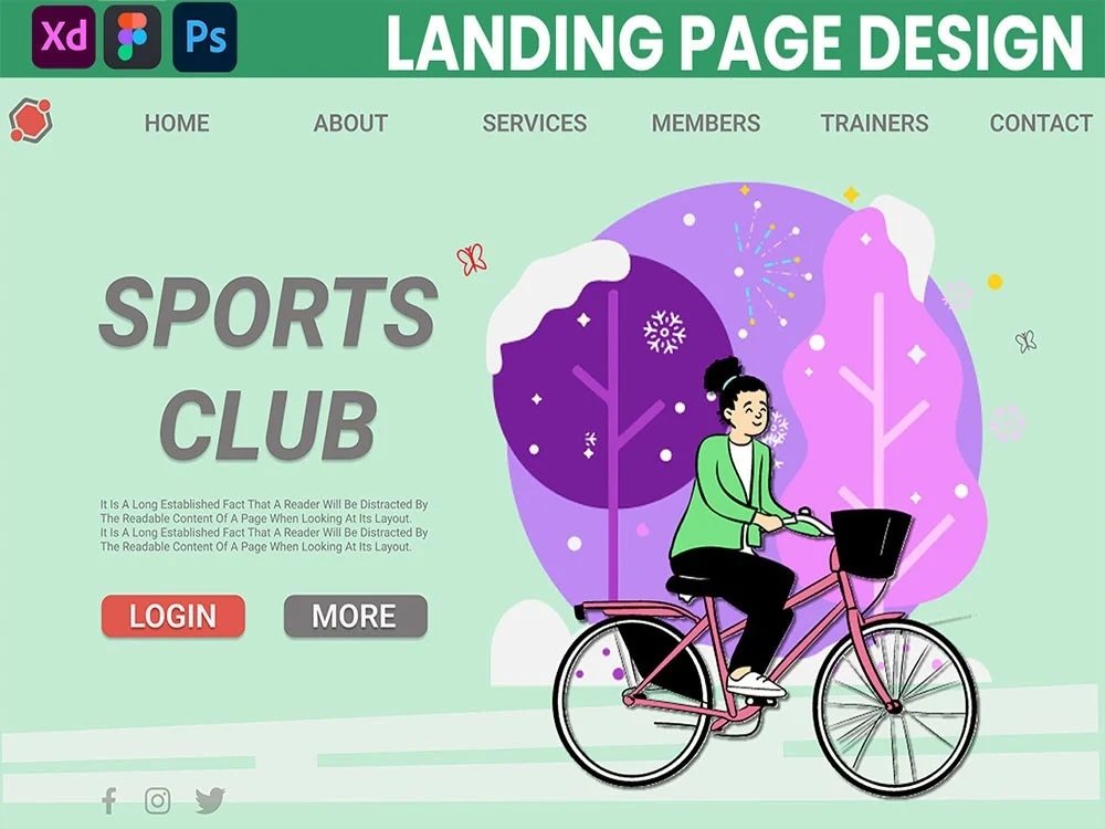 Unique landing page designs | Upwork