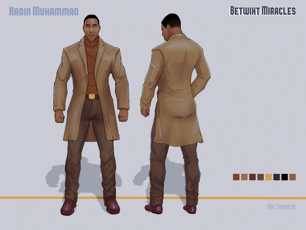 2D character design model sheet for your Graphic Novel, Animation or ...