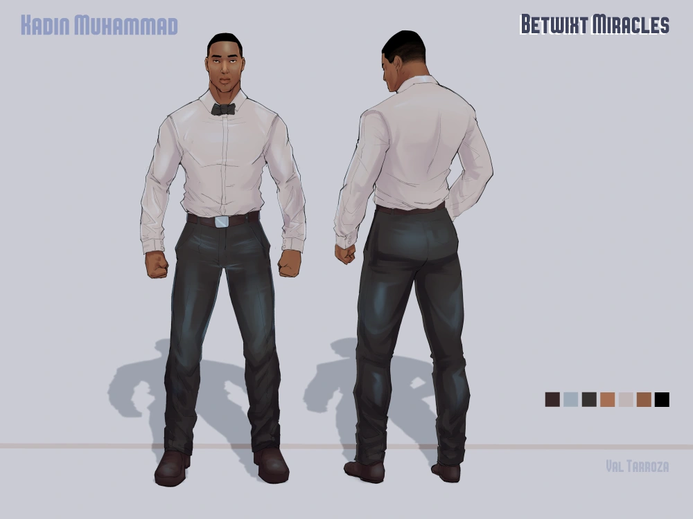 2D character design model sheet for your Graphic Novel, Animation or ...